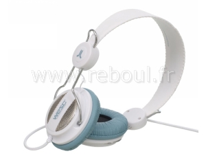 Casques et micros - Casques et oreillettes - WESC OBOE-SEASONAL-WHITE ...