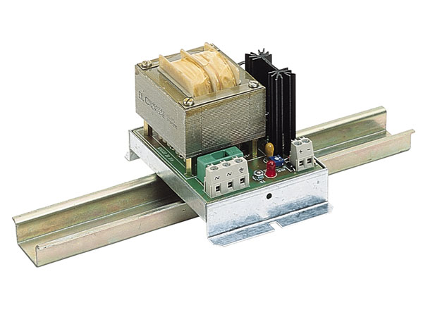 Alimentation linéaire stabilisée 24V 0,8A - primaire 400V ; montage sur ...